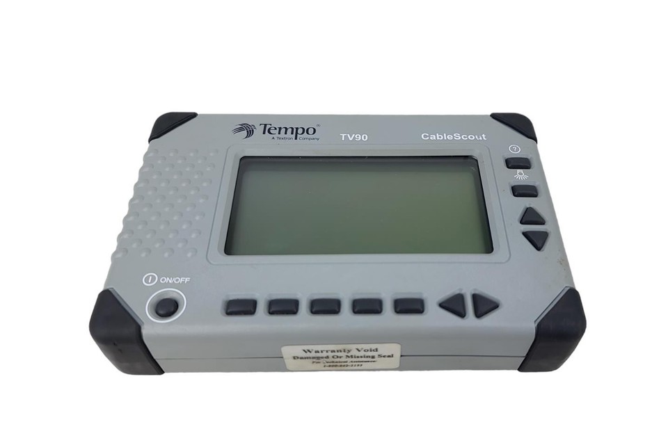 Tempo CableScout TV90 Coax CATV TDR Cable Tester | eBay