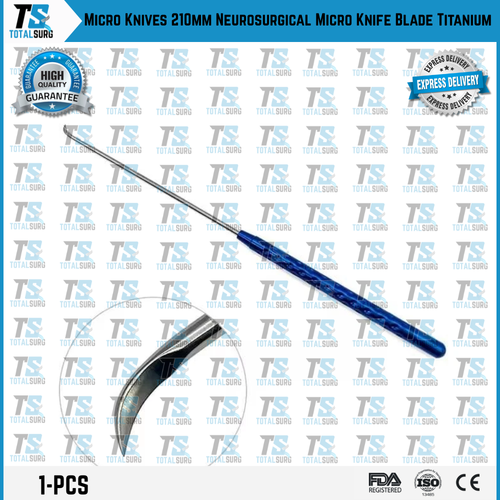 Micro Knives 210mm Neurosurgical Micro Knife Blade Titanium Microneuro surgery | eBay