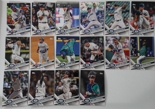 2017 Topps Update Seattle Mariners Team Set of 16 Baseball Cards | eBay