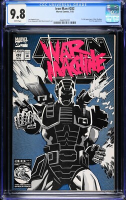 IRON MAN #282 CGC 9.8 1st Appearance War Machine 1992 Marvel Comics | eBay