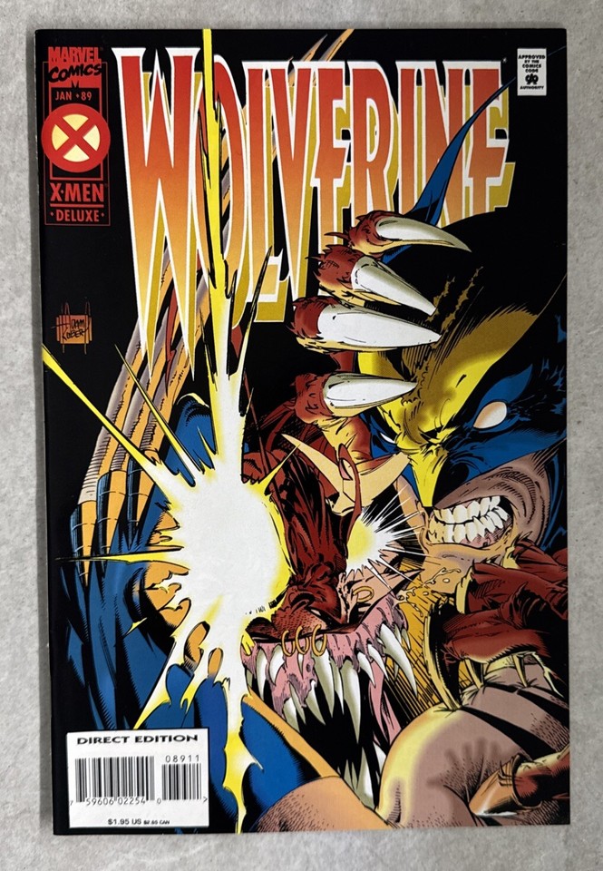 Wolverine Comic Numbers 85 86 87 89 Gambit Larry Hama Marvel Comics ...