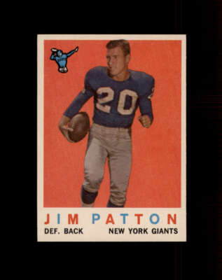 1959 Topps Football #087 Jim Patton STARX 9 MINT (CS133214) | eBay