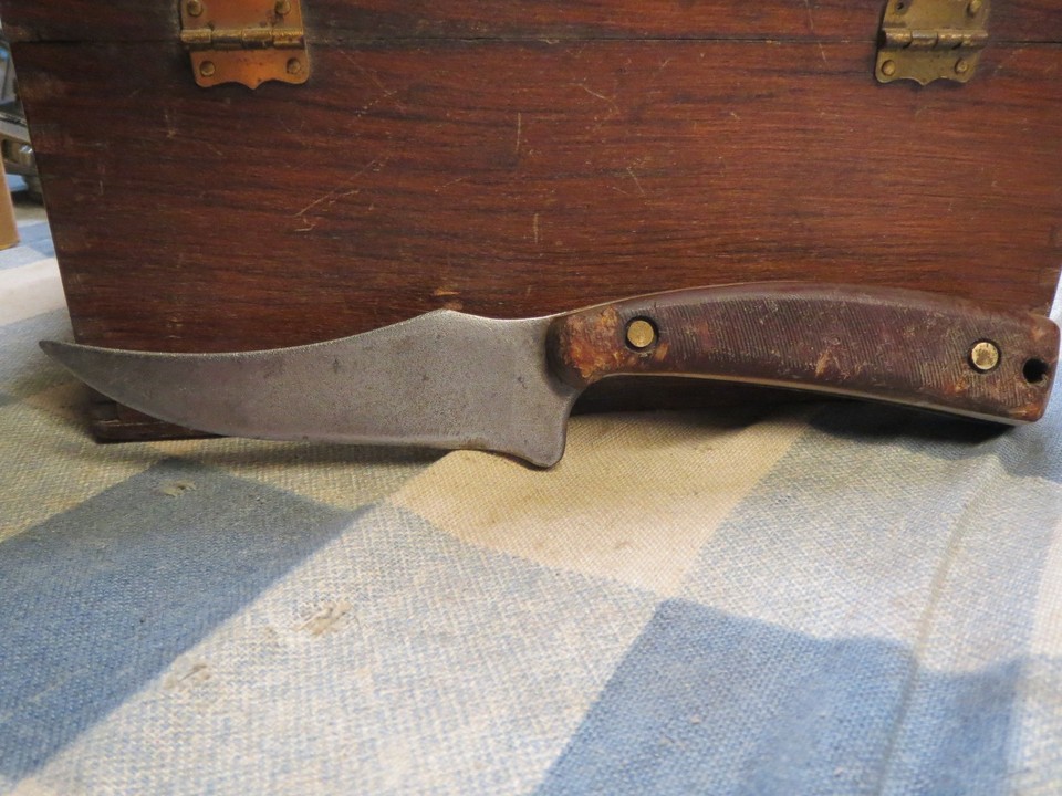 Vintage Schrade USA Old Timer 152 Sharpfinger Skinner Knife No Sheath ...