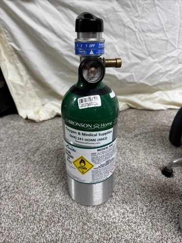 LINDE size C oxygen tank Aluminum cylinder 248 LITERS With Valve ...