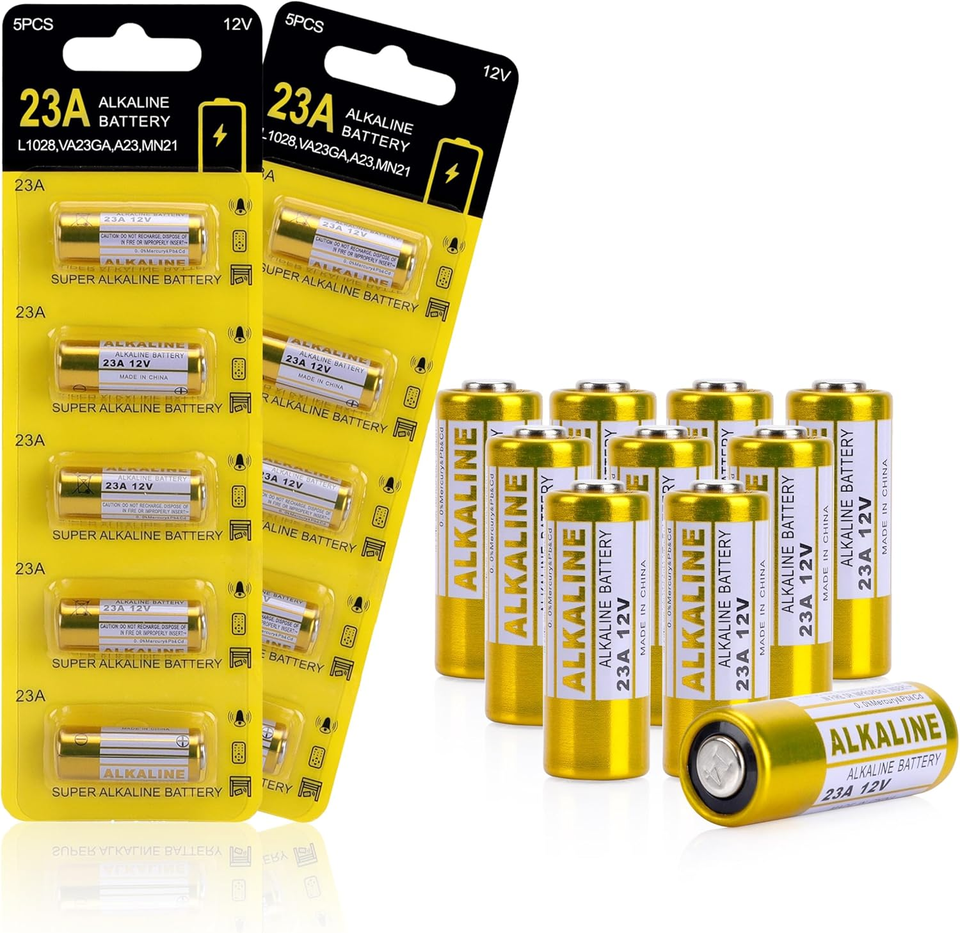 23A 12 Volt Battery 10 Pack 23A 12V Alkaline Batteries Long Lasting 23A 12 Volt | eBay