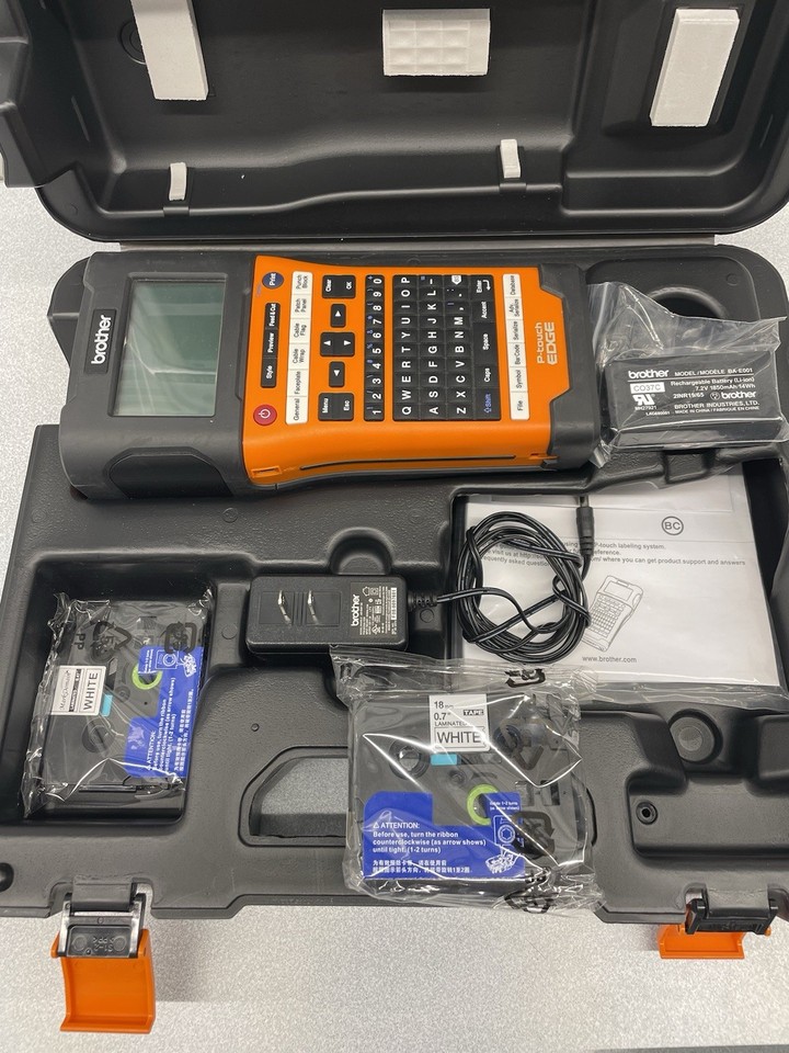 Brother PT-E300 P-Touch Edge Industrial Label Maker Printer Case ...