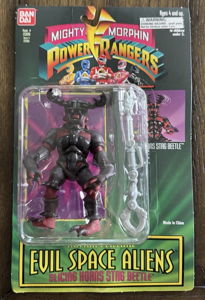 Bandi Mighty Morphin Power Rangers Evil Space Aliens Action Figures ...