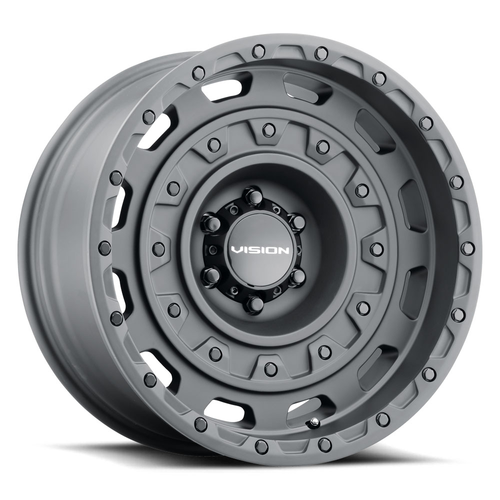 Vision Off-Road 17x10 Wheel Satin Black 403 Tactical 5x5 -25mm Aluminum ...