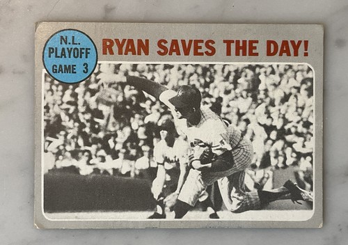 1970 Topps - N.L. Playoffs #197 Nolan Ryan. G/VG - Slight Crease/Stain ...