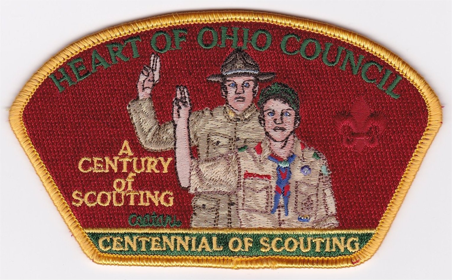 CSP - HEART OF OHIO COUNCIL - SA-24 - BSA 100TH ANN - MERGED IN 2017 | eBay
