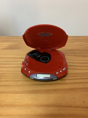 Sony CD Walkman ESP MAX CD Player - Red (D-E220) For Parts/Repair No ...