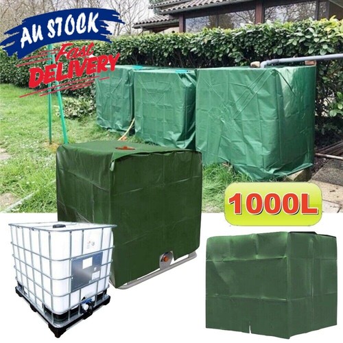 1000L Water Tank Cover Sun Protective Hood 210D UV Resistant Rain IBC ...