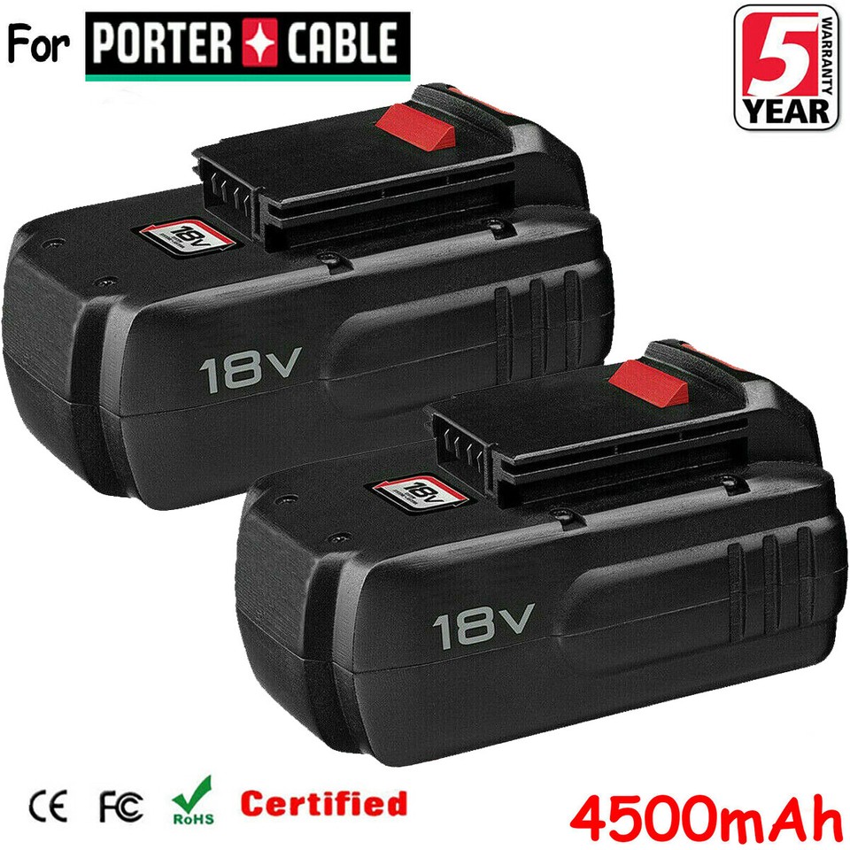 2Pack 18V NiCD Replacement Battery for Porter Cable PC18B 18-Volt ...