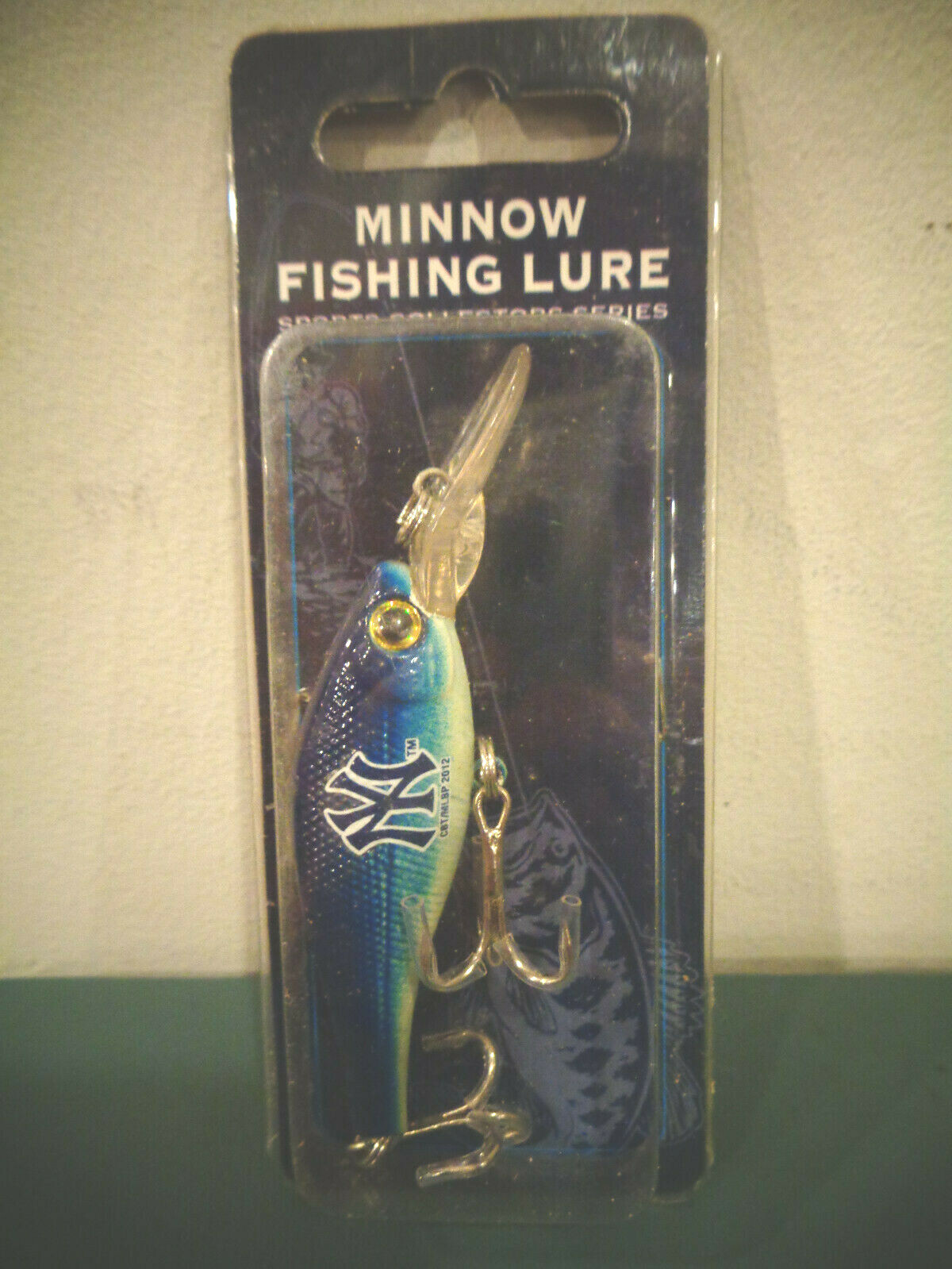 MLB LICENSED TOPPERSCOT NEW YORK YANKEES BASEBALL MINNOW FISHING LURE ...