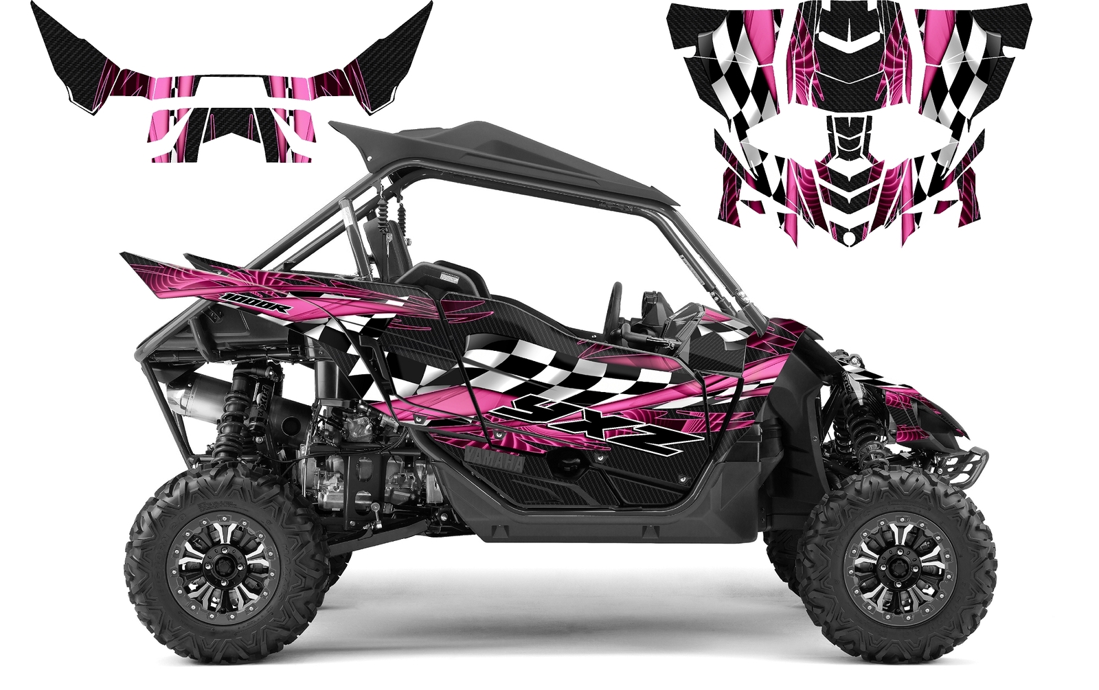 2015-2022 Yamaha YXZ 1000R custom graphics wrap kit design #3500 | eBay