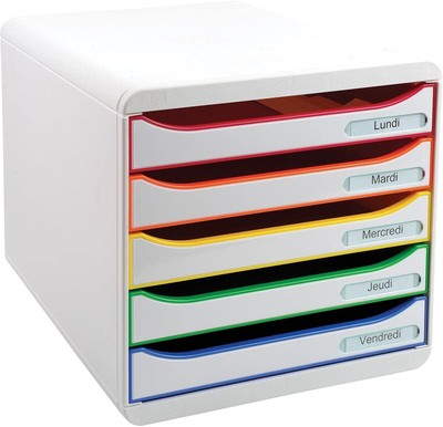 Ref 309913D - BIG-BOX PLUS Desktop Drawer Set - 5 x 43mm Drawers ...