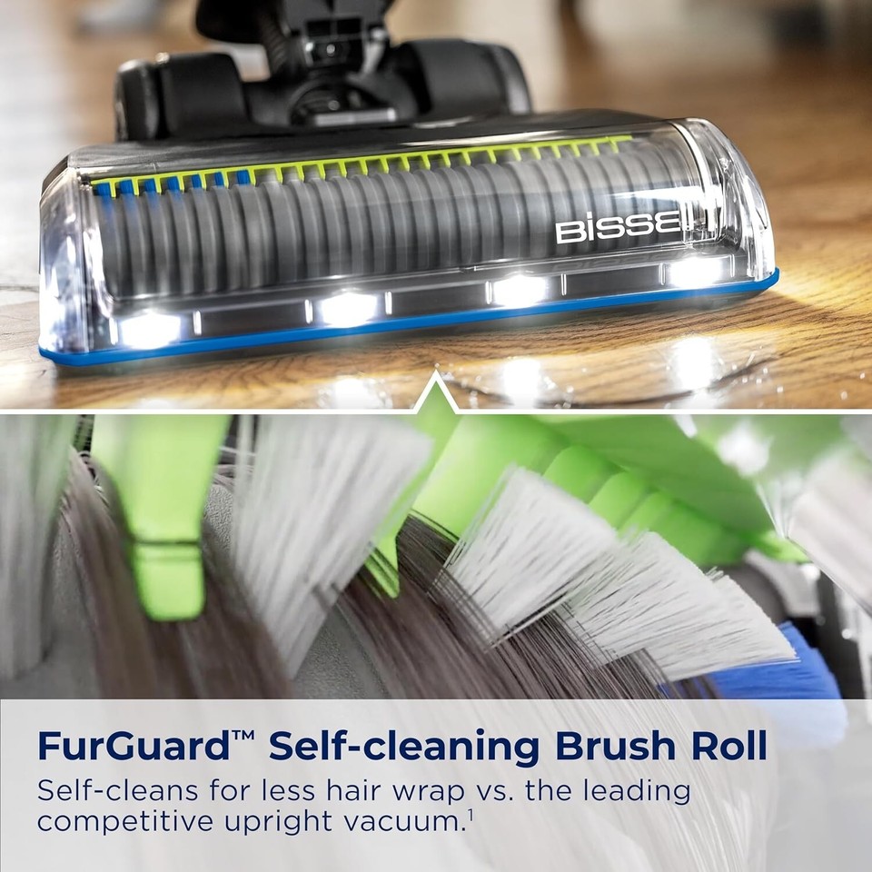 Pet Hair Eraser Turbo Lift-Off Vacuum, w/ Self-Cleaning Brush Roll ...