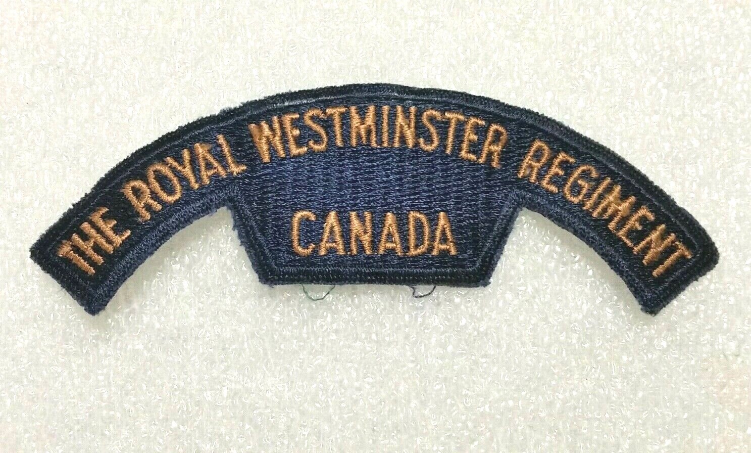 Canadian Military Shoulder Patch, Royal Westminster Regiment Large ...