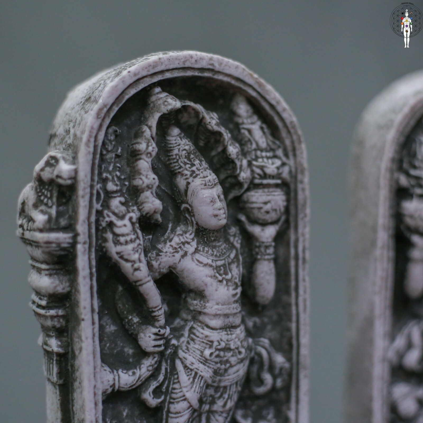 Pair of Handmade guard stone Ceylon home and garden decor art 6 inches ...