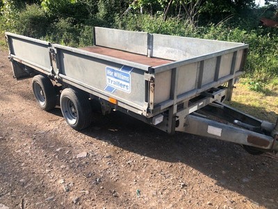 IFOR WILLIAMS TRAILER FOR SALE LM105. 10 FT X 5 FT, TWIN AXLE WITH ...