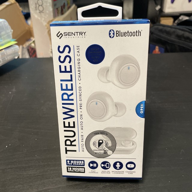 Sentry Bt980w Bluetooth True Wireless Earbuds With Portable Charging ...