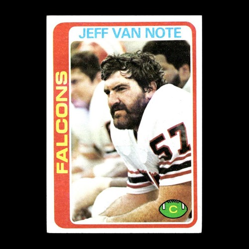Jeff Van Note 1978 Topps Atlanta Falcons #153 R308F 1 | eBay