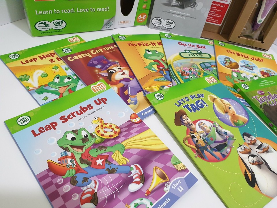 Leap Frog TAG Reading System /w 8 Books | eBay