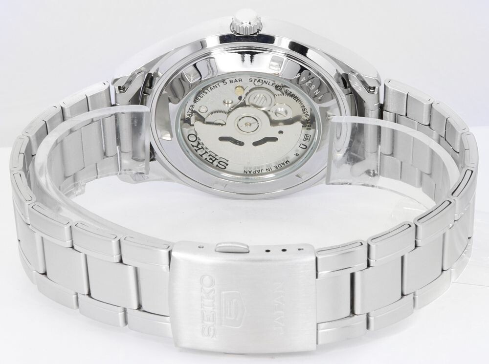Seiko 5 Automatic Indices Arabic Black Dial SNKP21J1 Men's Watch Case ...