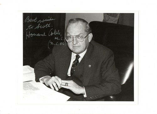 U.S. Rep. Howard Coble SIGNED photo - North Carolina - in Congress for ...