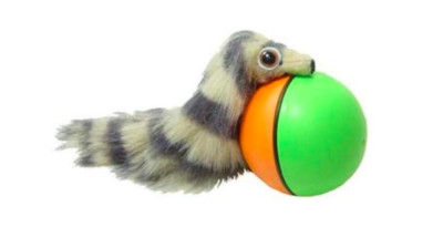 Moving Weasel Roll Ball Best Cat Toys Interactive Teaser Chase Battery ...