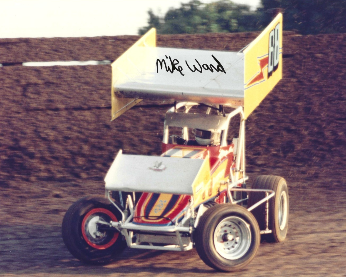 Autographed Mark Ward Sprint Car Racing Photograph | eBay