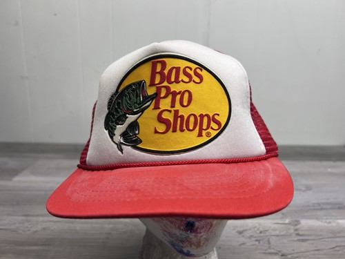 Vintage BASS PRO SHOPS Snapback Mesh Trucker Hat Cap Fishing Hunting ...