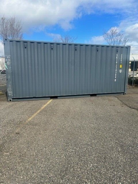 20'std shipping containers (NEW) W Forklift Pockets and Lock Box Local ...