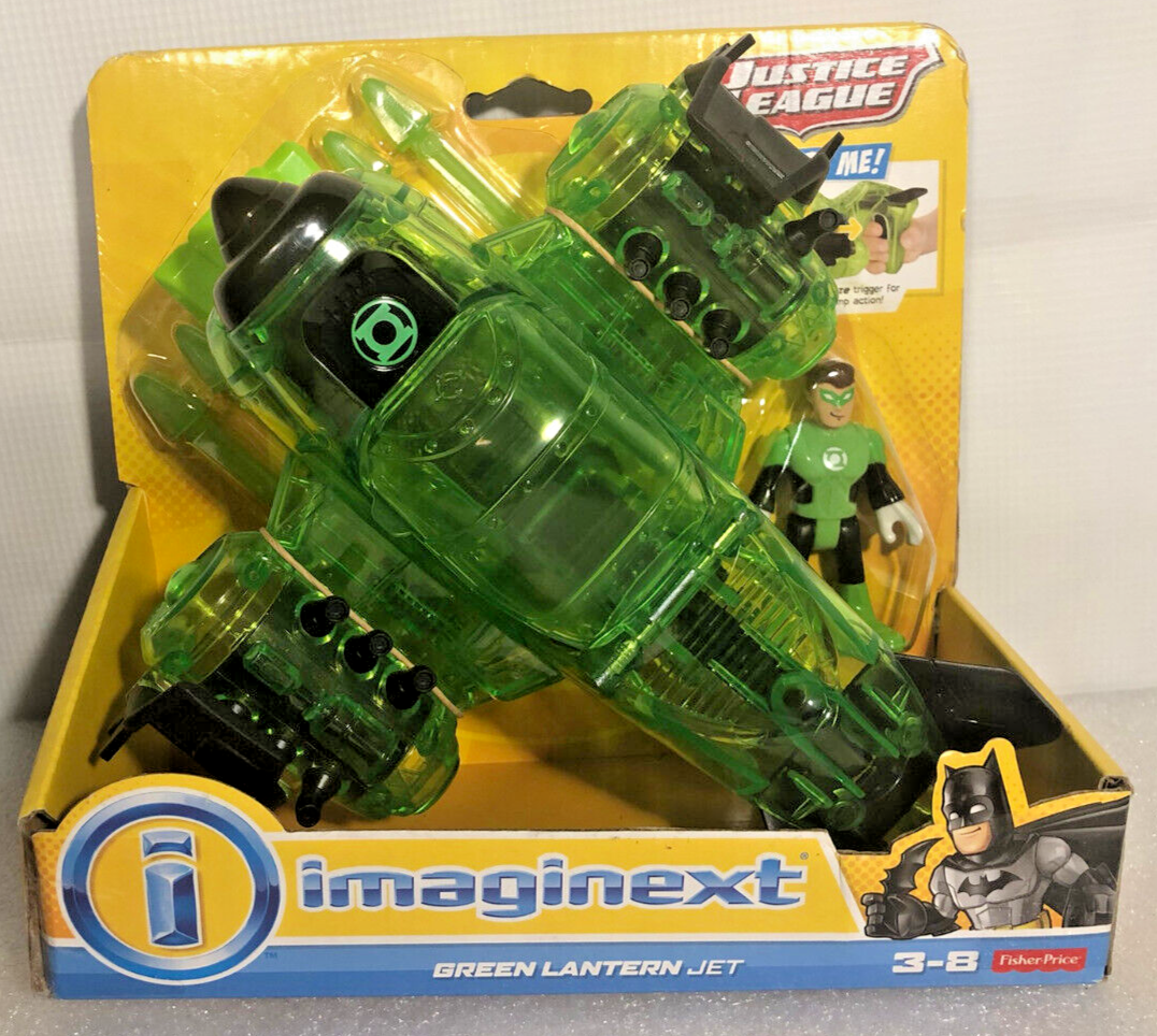 Batman Imaginext DC Super Friends Justice League Green Lantern Jet 2015 ...