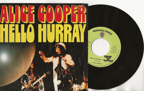 SP 45Tours 7" vinyl - Alice Cooper – Hello Hurray / Generation ...