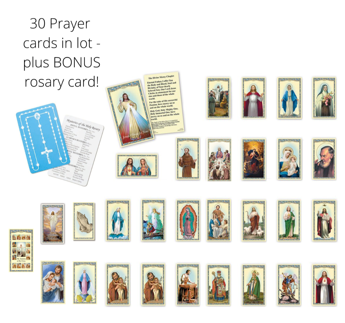 Printable Rosary Prayer Cards Pin On Rosary