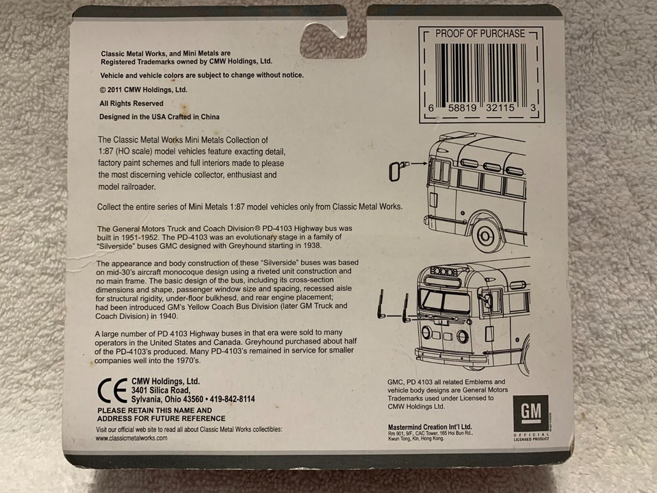 Mini Metals HO Scale Busses each sold separately | eBay