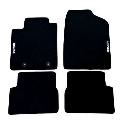 Car Floor Mats For Toyota Celica Velour Waterproof Auto Liners Black ...