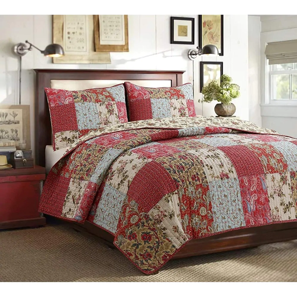 Country Cottage Quilts Cozy Line Home Fashions French Country Cottage