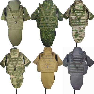 Fully Croth Neck Covered Tactical MOLLE Vest Russian Heavy Armor ...