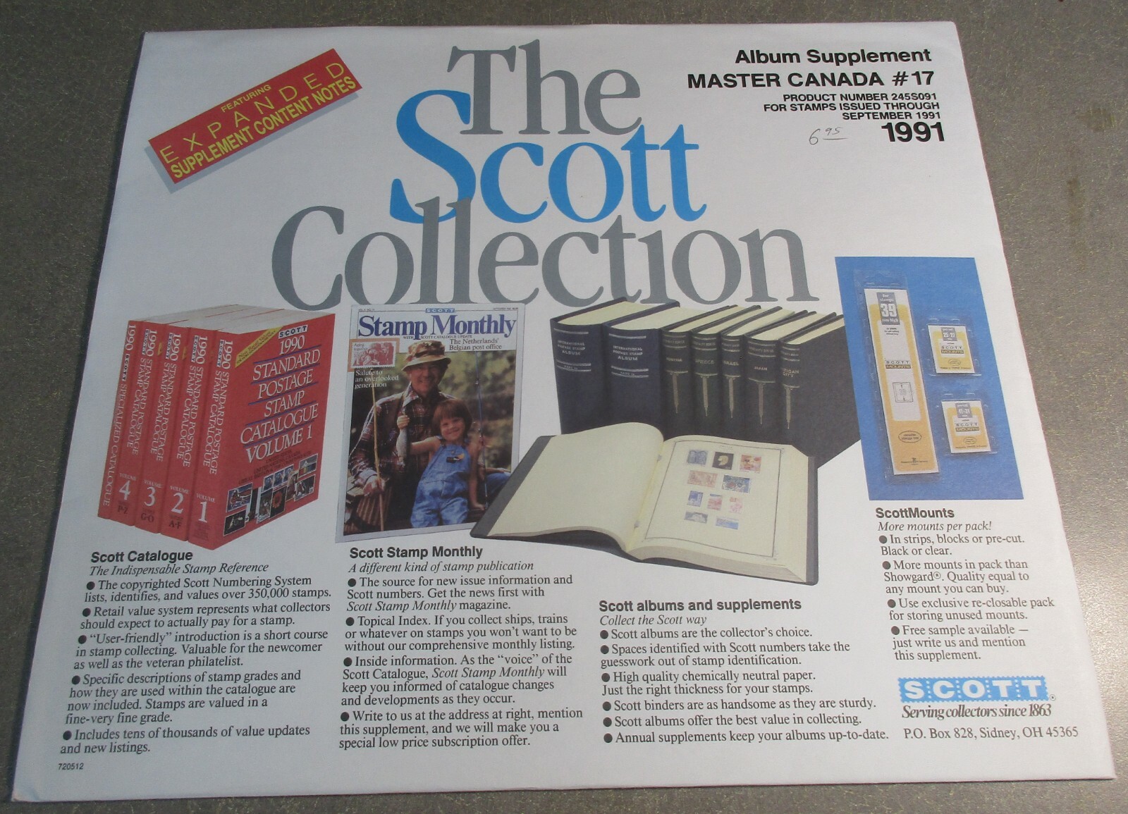 SCOTT MASTER CANADA #17 1991 SUPPLEMENT WITH FREE SHIPPING!!! | eBay