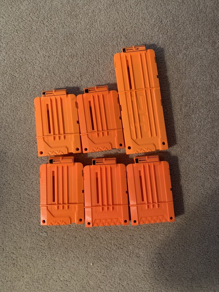 Nerf 6 round and 12 round magazines | eBay