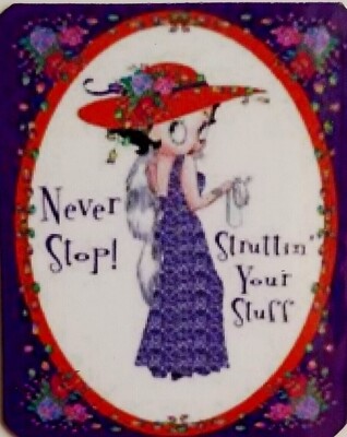 Never Stop Strutting Your Stuff Betty Boop Cartoon MAGNET | eBay