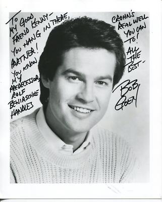 BOB GOEN AUTOGRAPH ENTERTAINMENT TONIGHT TV HOST / ACTOR IN COSBY ...
