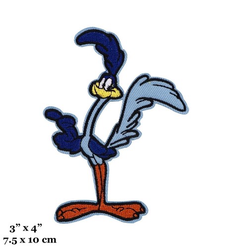 Road Runner Cartoon Character Figure Embroidered Iron On Patch | eBay