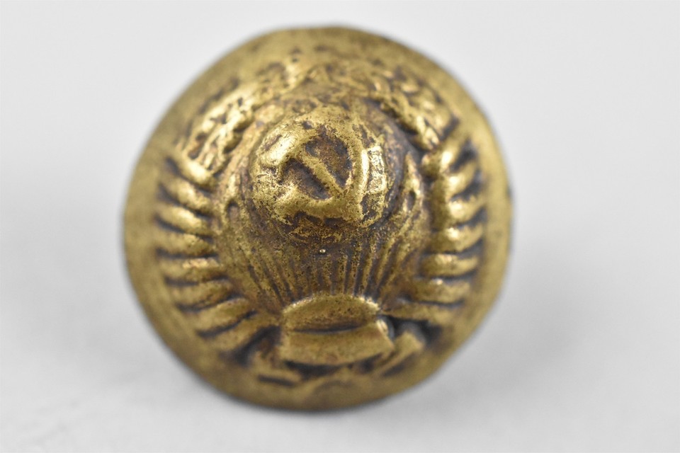 Lot Of 9 Soviet M69 Brass Uniform Buttons 15mm Hammer & Sickle Shank | eBay