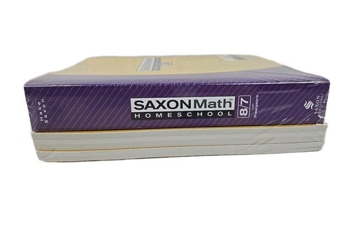 Saxon Math 8/7 Homeschool Kit SEALED Textbook Tests Worksheets ...