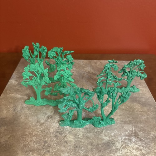 MARX BATTLEGROUND PLAYSET LOT of 4 TREES VINTAGE | eBay