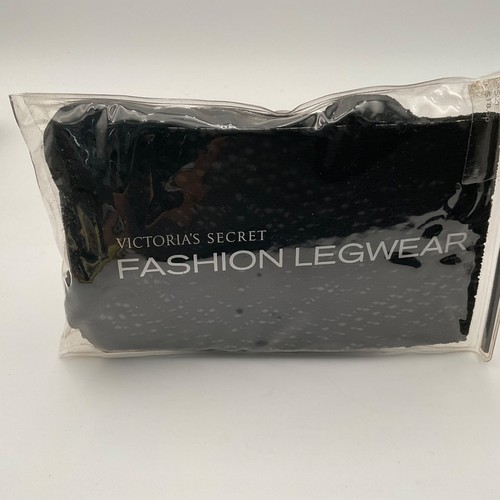 Victoria’s Secret Fashion Legwear Crochet Lace Tights Black Size C Made ...