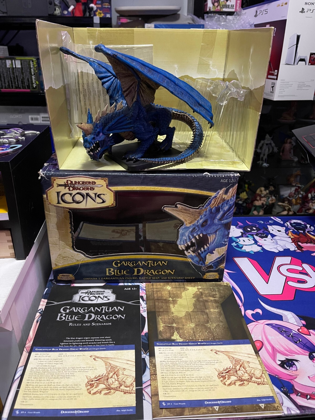 Dungeons & Dragons Icons - Gargantuan Blue Dragon - Complete | eBay